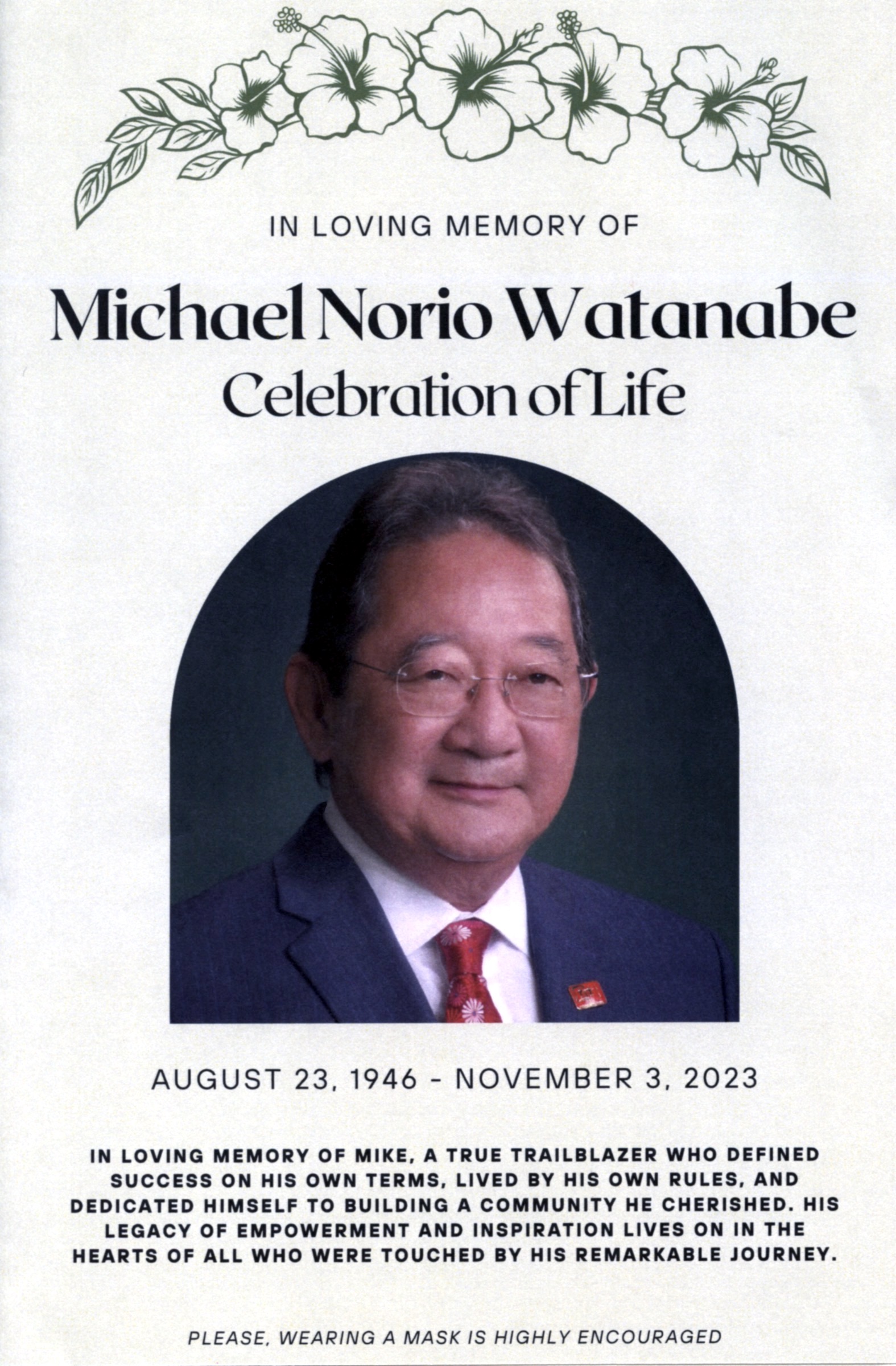 Friends, Colleagues Celebrate Mike Watanabe – Pacific Citizen