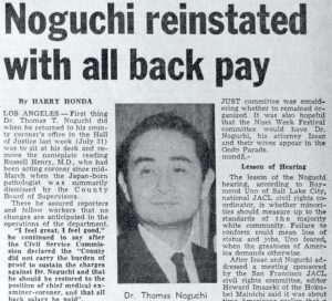 Resurrection: Coroner Dr. Thomas Noguchi’s Comeback – Pacific Citizen
